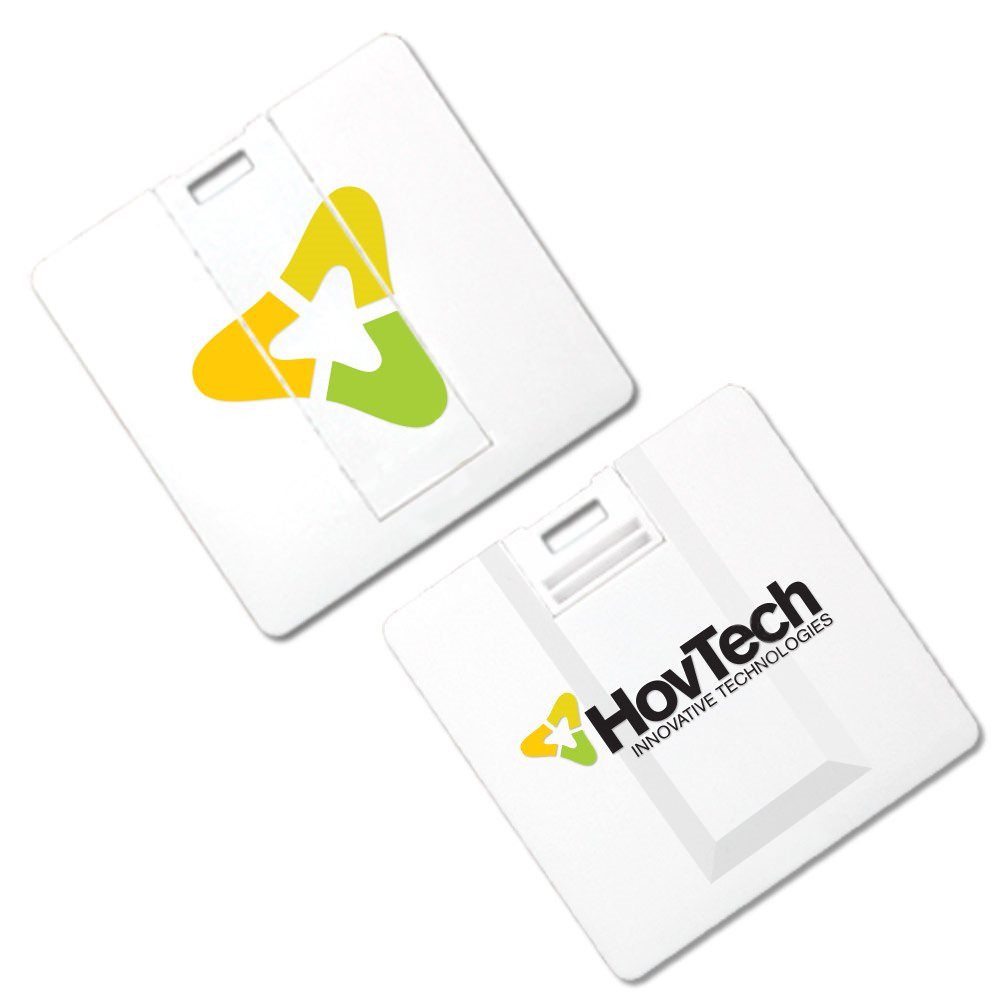 Mini Credit Card Shaped Custom USB Drive - Custom USB Drives | Printing ...