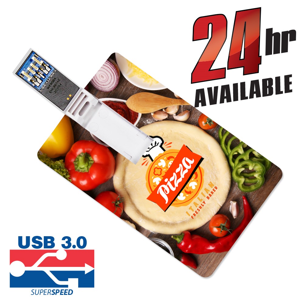 iCard Credit Card-Shaped Custom USB Drive - Premium USB