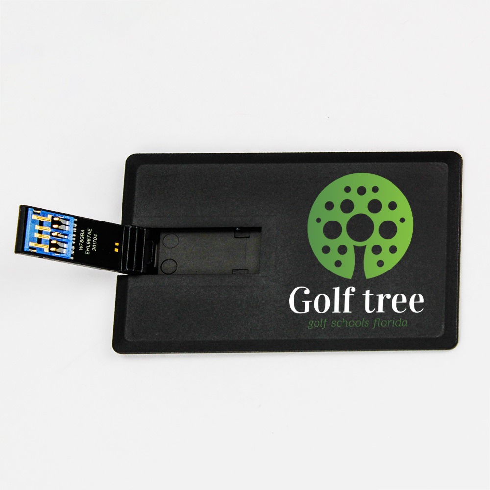 iCard Credit Card-Shaped Custom USB Drive - Premium USB