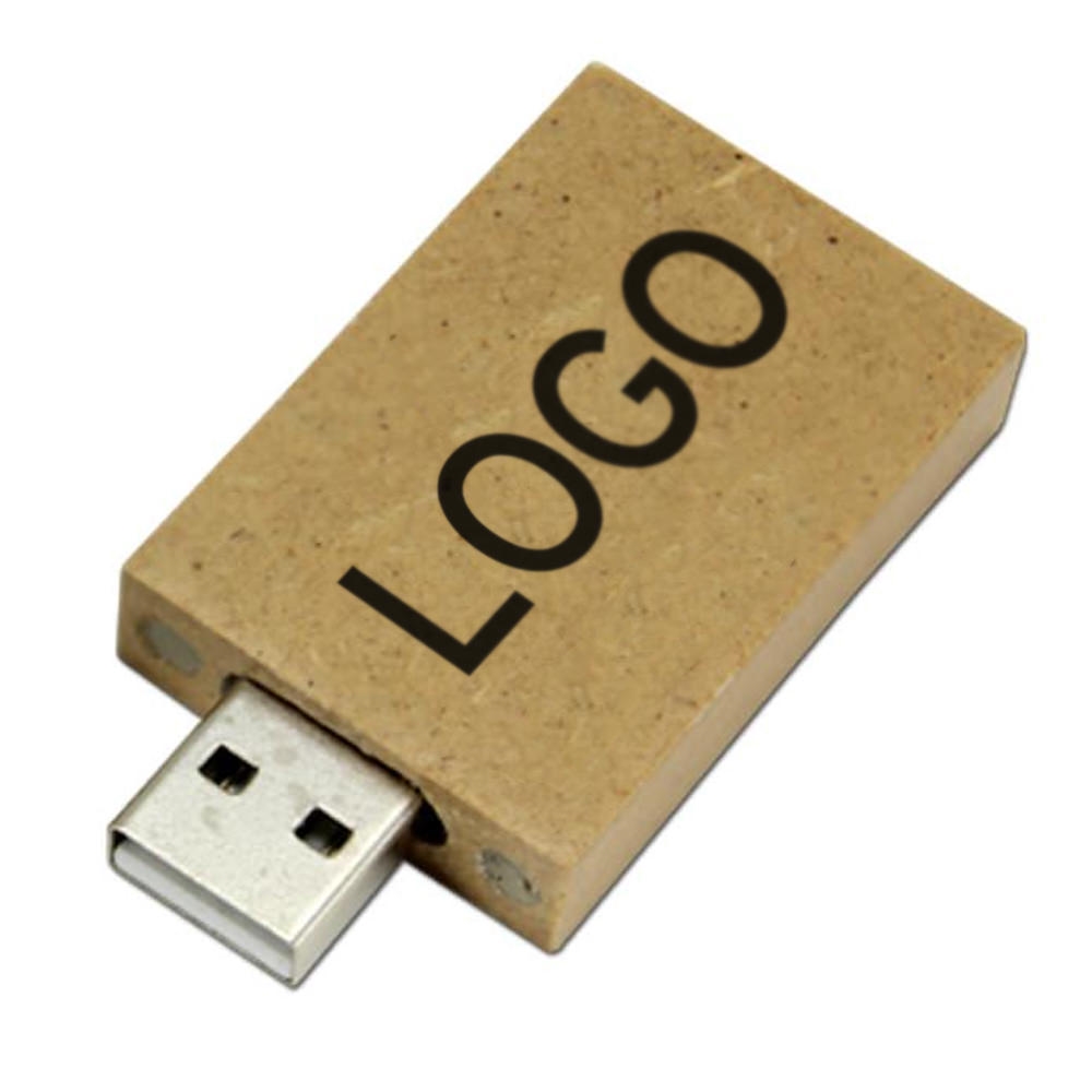 Recycler Custom Wooden USB Drive - Custom USB Drives | Printing | Data Loading | Packaging